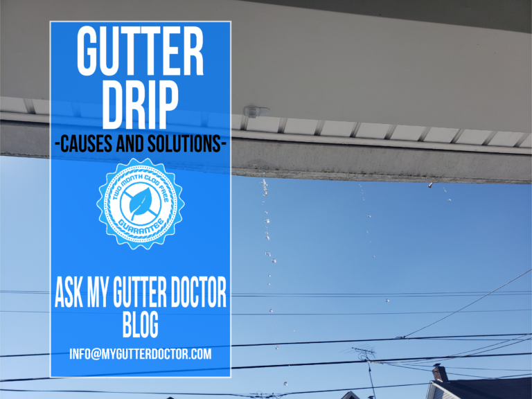 Gutter Drip : Causes and Solutions - My Gutter Doctor