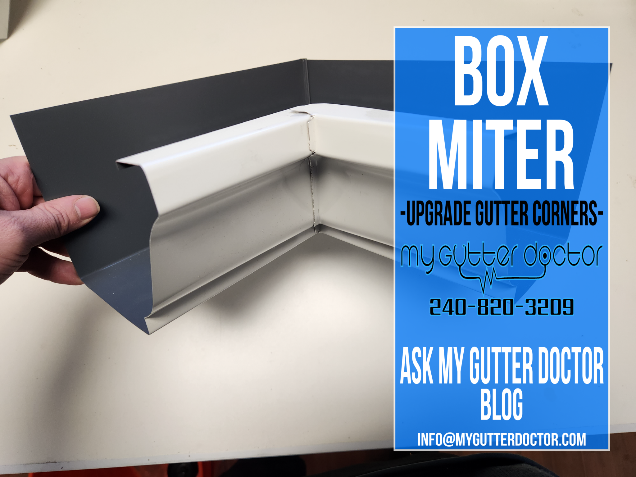 Box Miter - My Gutter Doctor - Upgrade Your Gutter Corners