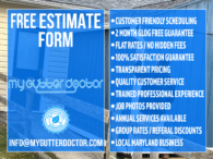 Free Estimate - My Gutter Doctor - Get A Free No Obligation Quote Now