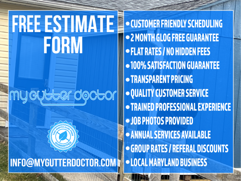 Free Estimate - My Gutter Doctor - Get A Free No Obligation Quote Now