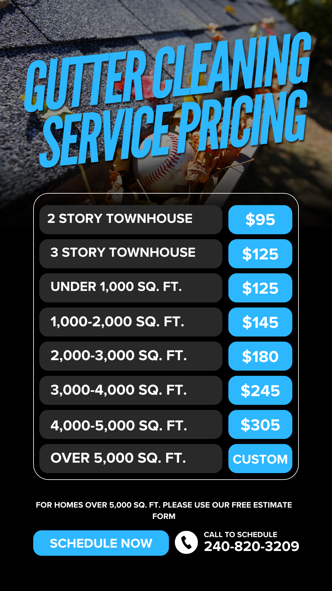 Gutter Cleaning Service & Maintenance Professionals | Top Rated