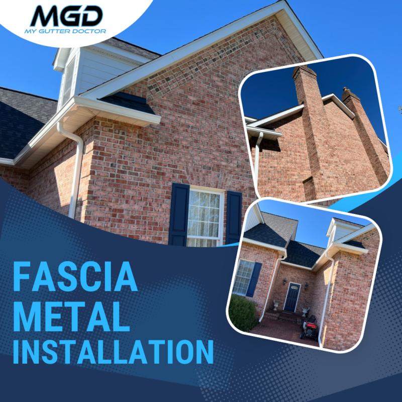 Fascia Metal Installation - Aluminum Trim Wrap - My Gutter Doctor